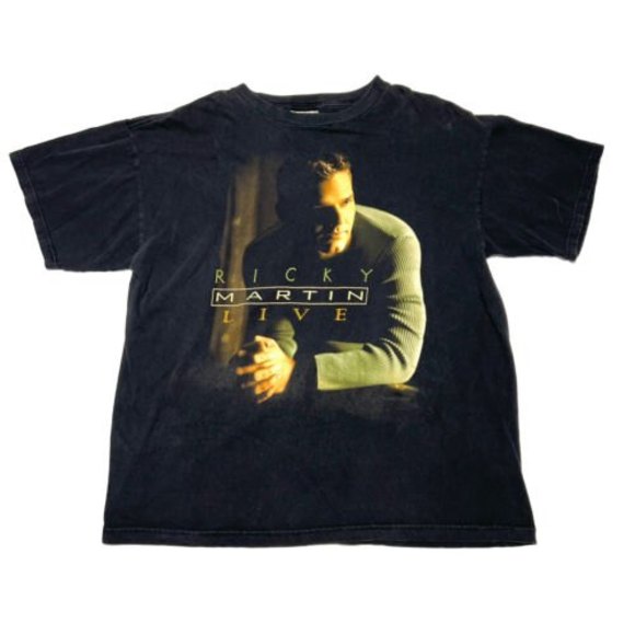 Shirts | Vintage 9s Ricky Martin Live Tour T Shirt Winterland Xl 1999 ...